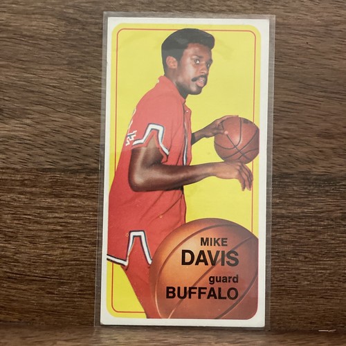 1970-71 TOPPS TALL BOY BASKETBALL #29 Mike Davis NM Buffalo Braves NBA ...