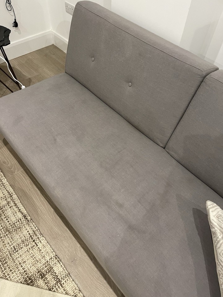 John Lewis Clapton Fixed Back Sofa Bed Grey London | eBay UK