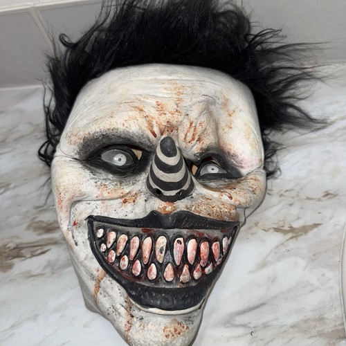 Creepypasta Laughing Jack Halloween Clown Mask Ghoulish Productions | eBay