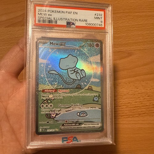 Mew EX 232/091 Holo PSA 9 Paldean Fates Bubble Mew | eBay