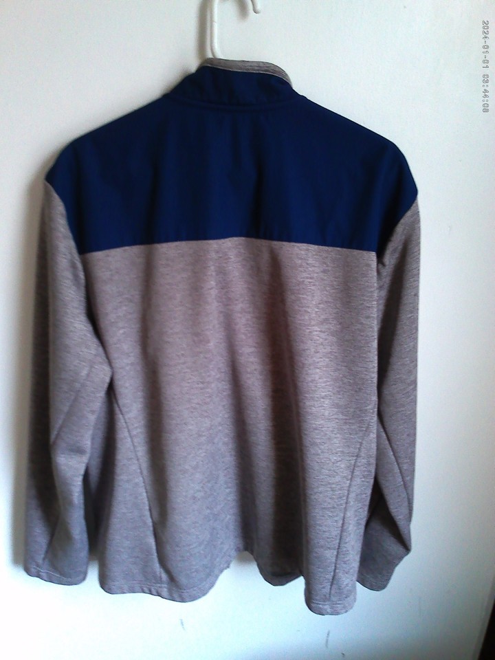 Orvis Classic Collection lightweight fleece jacket Mens XL Blue Gray ...