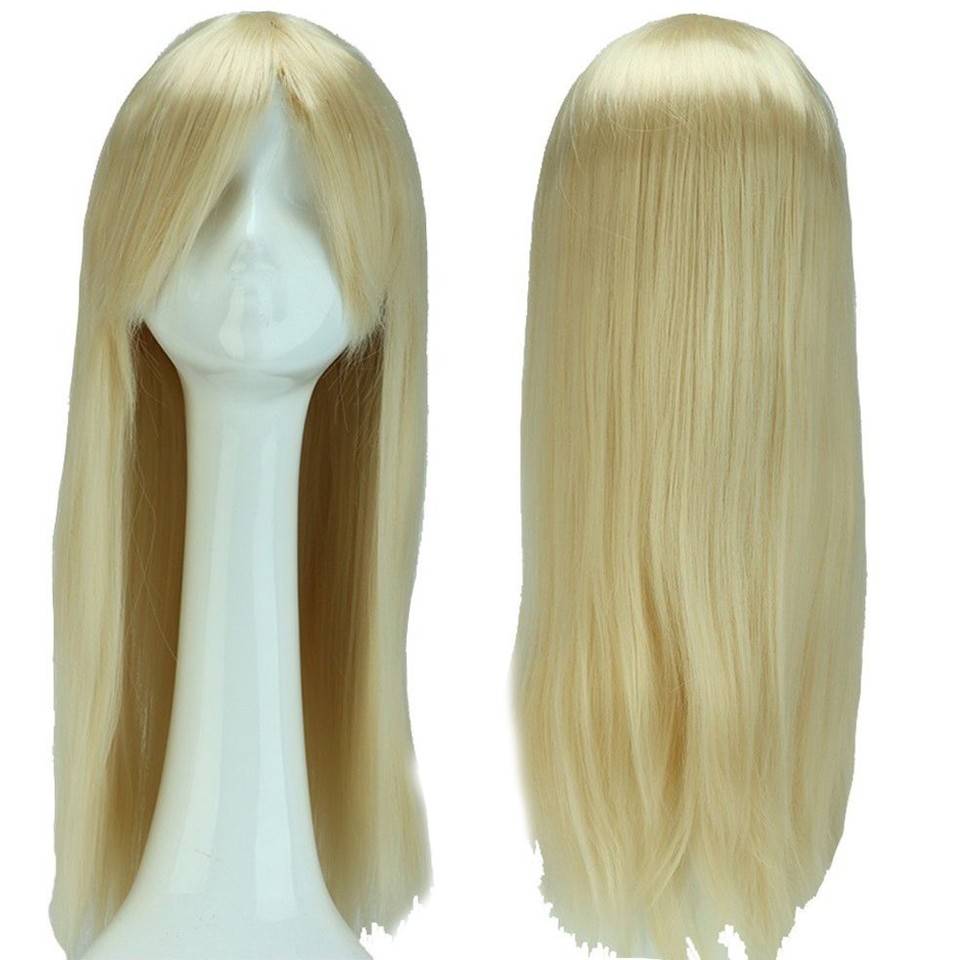 Women Female Fancy Pastel Wig Long Cosplay Hair Curly Straight Party ...