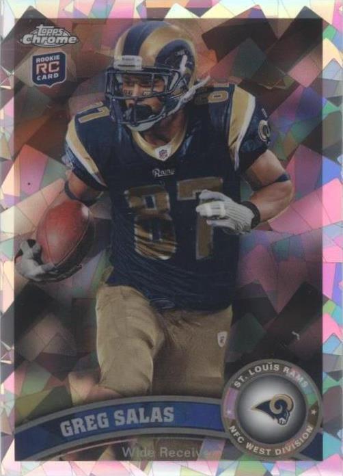 2011 Topps Chrome - Greg Salas #116 Crystal Atomic Refractor /139 (RC ...