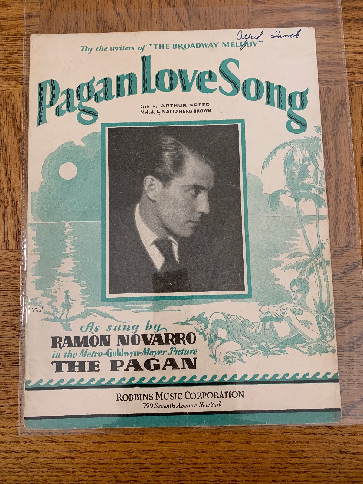 Pagan Love Song Sheet Music | eBay