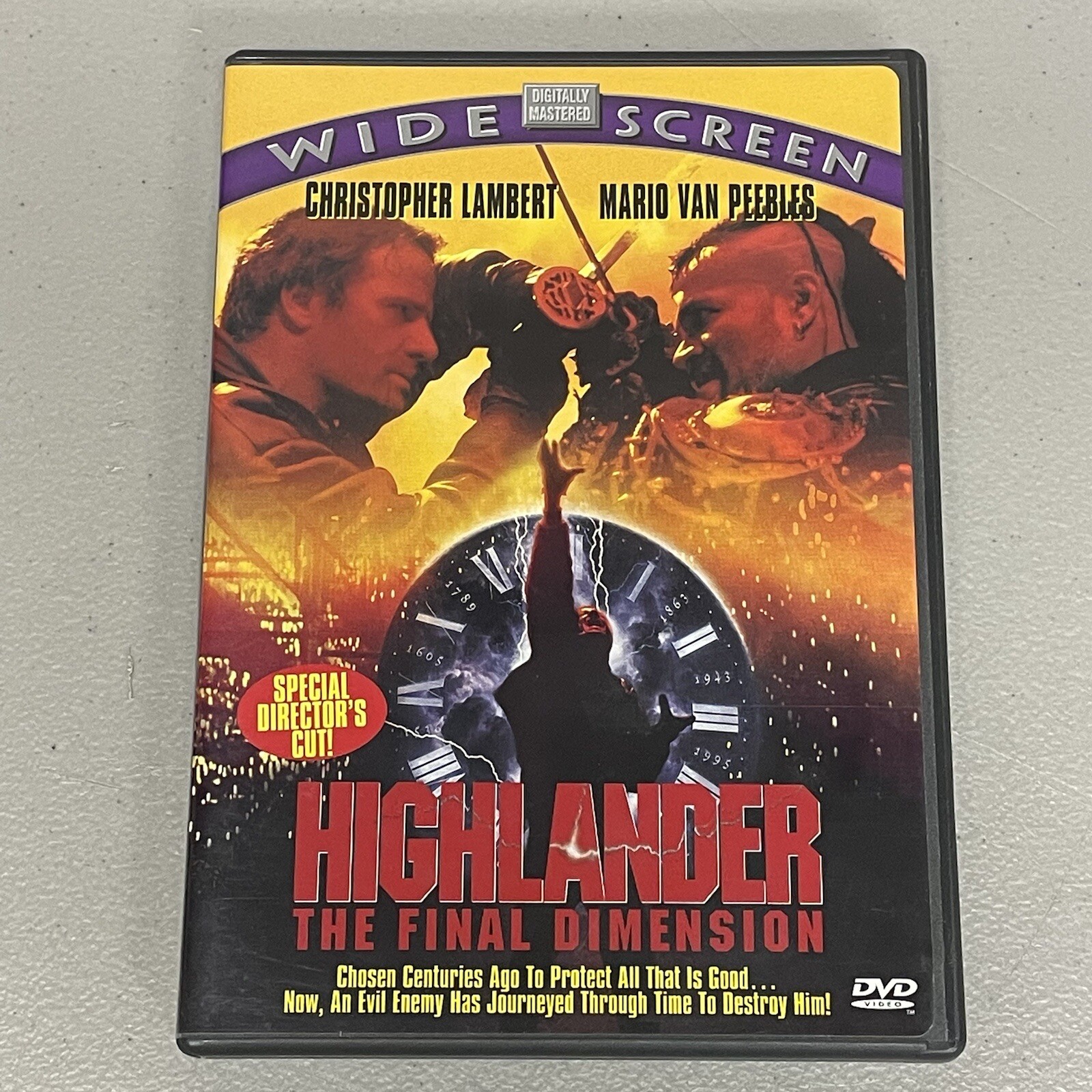 Highlander 3: The Final Dimension (DVD, 1998, Widescreen) 717951000453 ...