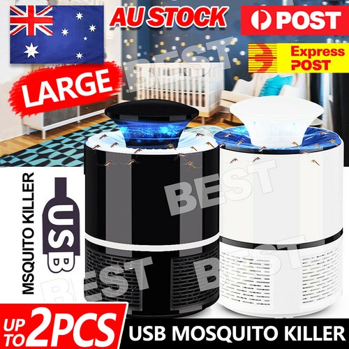 USB Electric Mosquito Insect Killer Lamp LED Light Fly Bug Zapper Trap ...