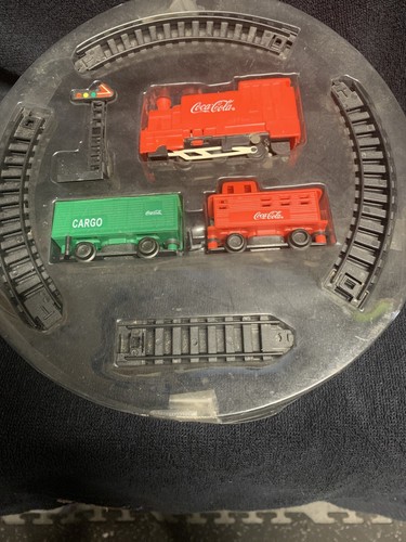 Vintage Coca Cola Popcorn Tin Lid Train Set Battery Operated Toy | eBay