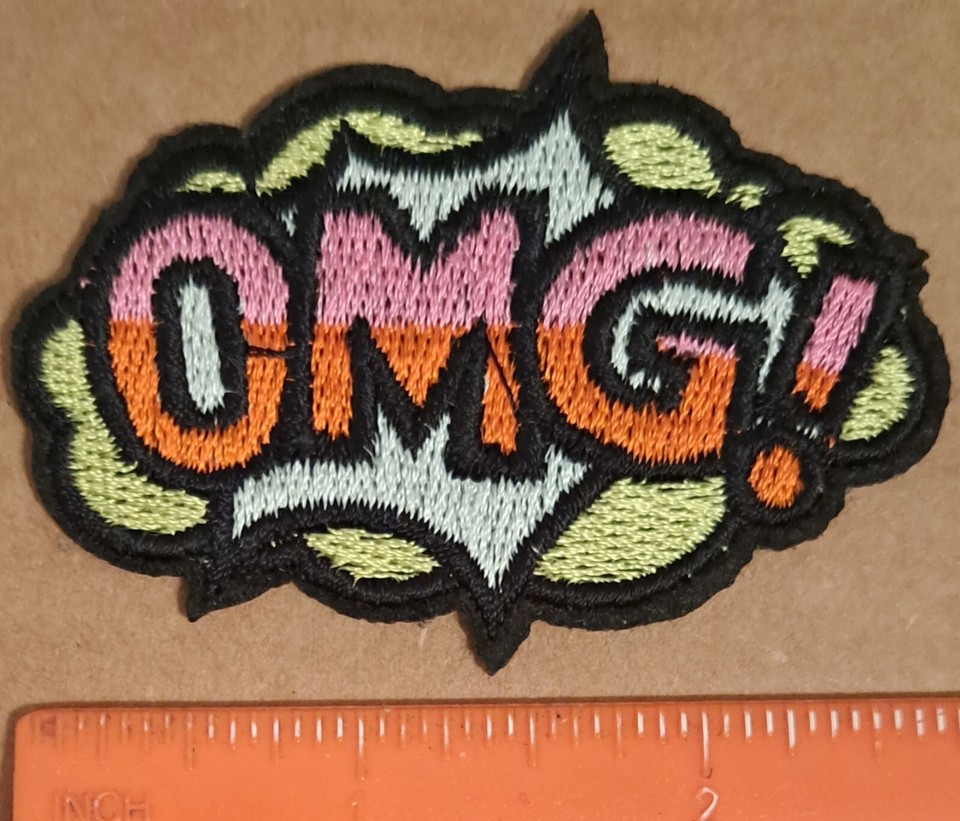 OMG! embroidered Iron on patch | eBay