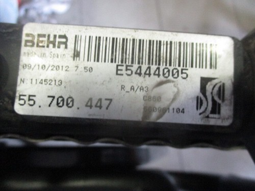 Radiateur Eau 55700447 FIAT PUNTO 2012 1.2I | eBay