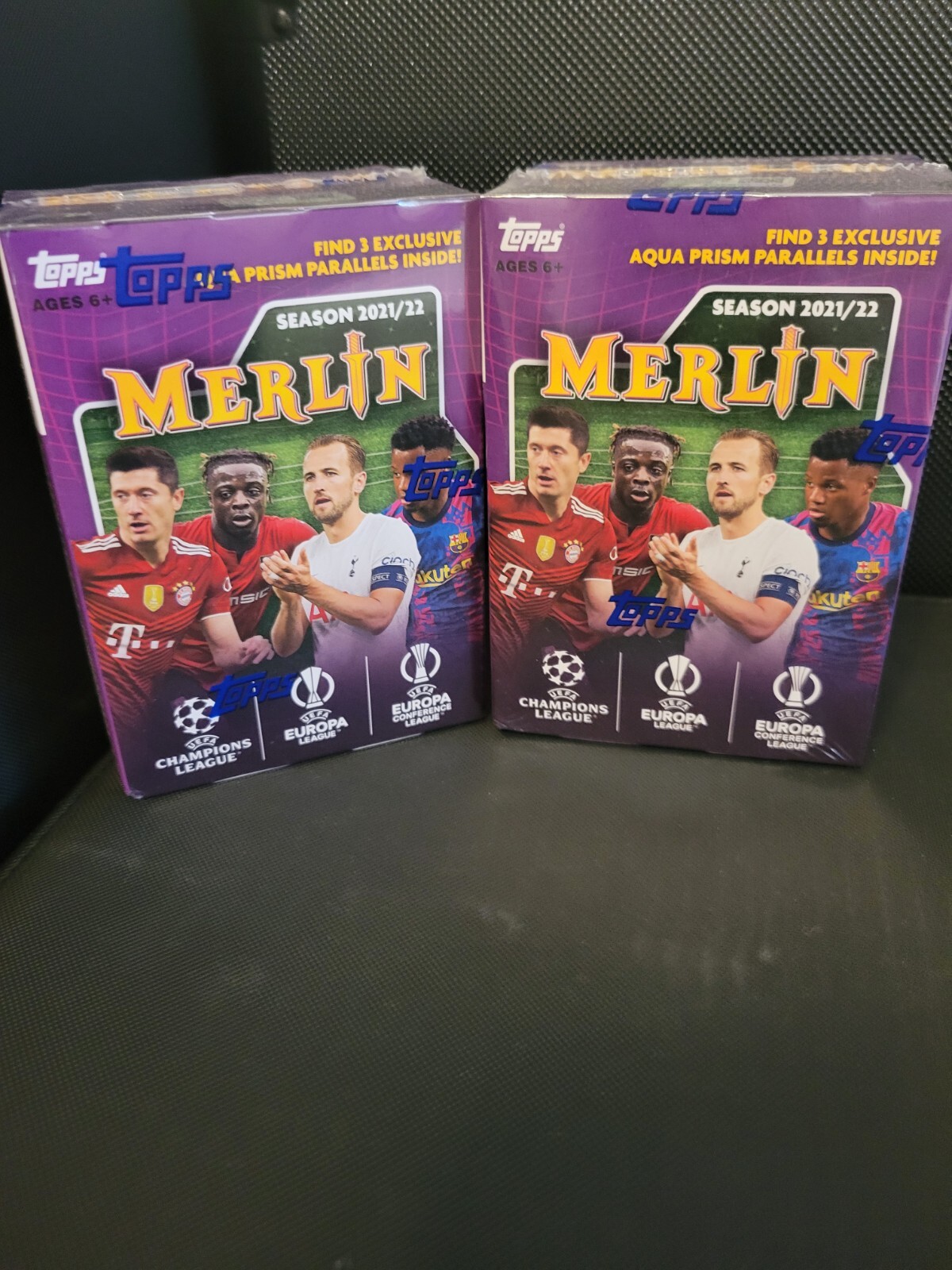 2021-22 Topps Merlin UEFA Leagues Soccer Trading Card Blaster Box ...