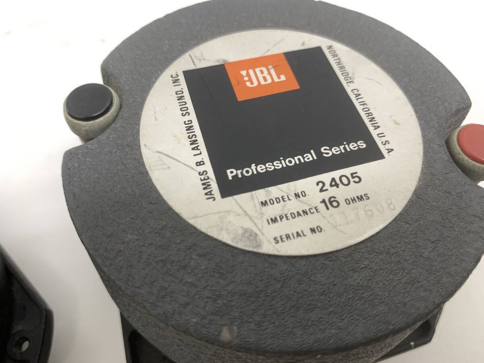 JBL 2405 Tweeter Pair Professional Series | 16 Ohms | Compression ...