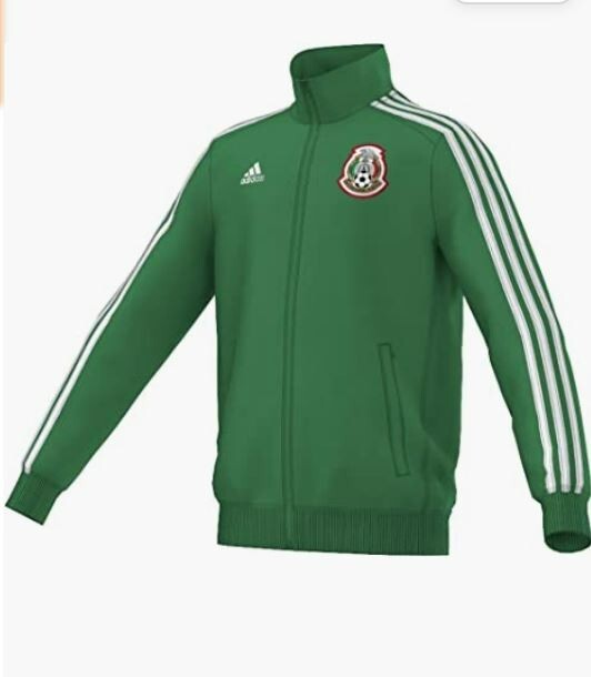 Adidas Men s Mexico National Team Full-Zip Track Jacket, Green, XS | eBay