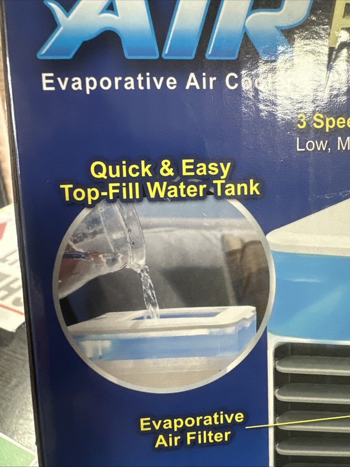 Arctic Air PURE CHILL MAX Cooling Power! - Evaporative Air Cooler Open ...