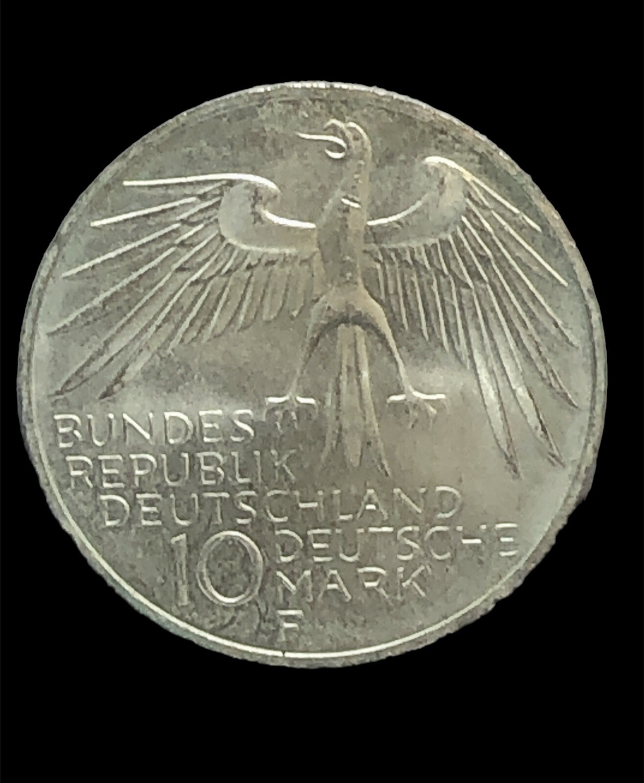 German Deutsche 10 Mark Silver Coin 1972 F Germany Summer Olympics ...