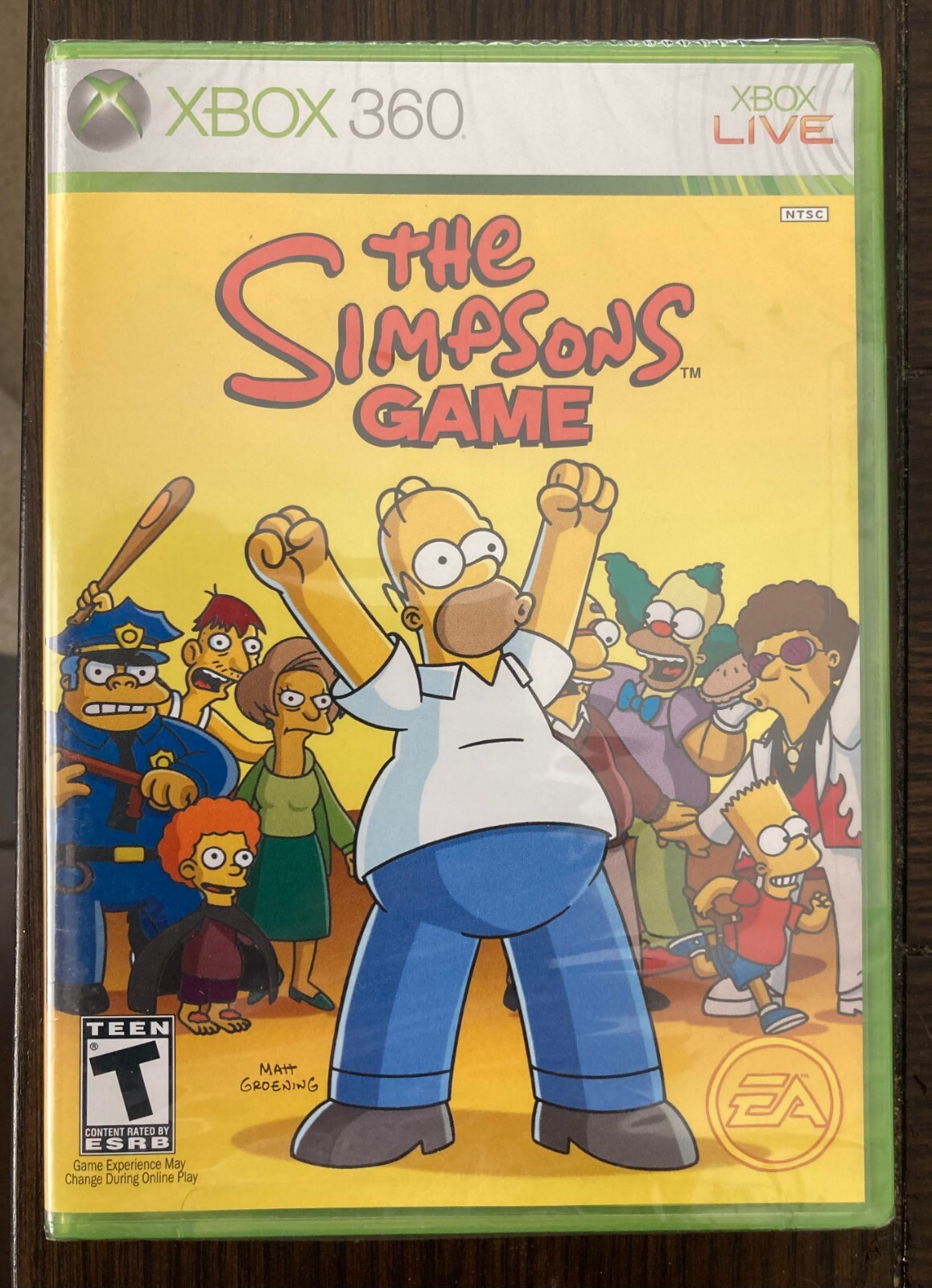 The Simpsons Game (Microsoft Xbox 360, 2007)-BRAND NEW, FACTORY SEALED ...