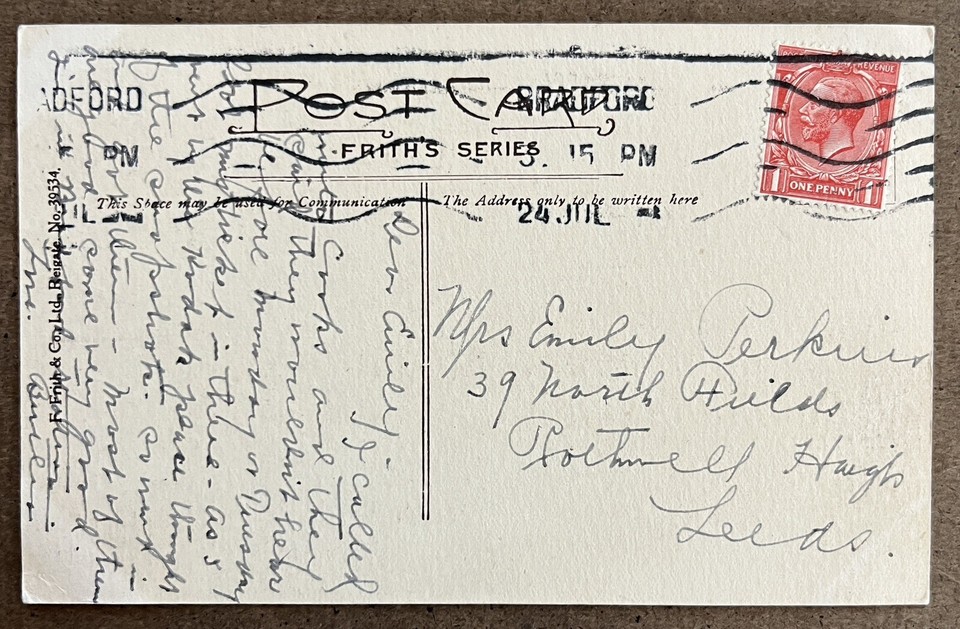 Postcard Bradford, Chellow Dene Yorkshire Circa 1910 | eBay