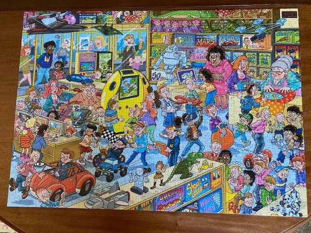 Wasgij Destiny 1000 piece #20 The Toy Shop 2020 jigsaw puzzle COMPLETE ...