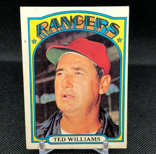 1972 TOPPS #510 TED WILLIAMS TEXAS RANGERS MANAGER | eBay