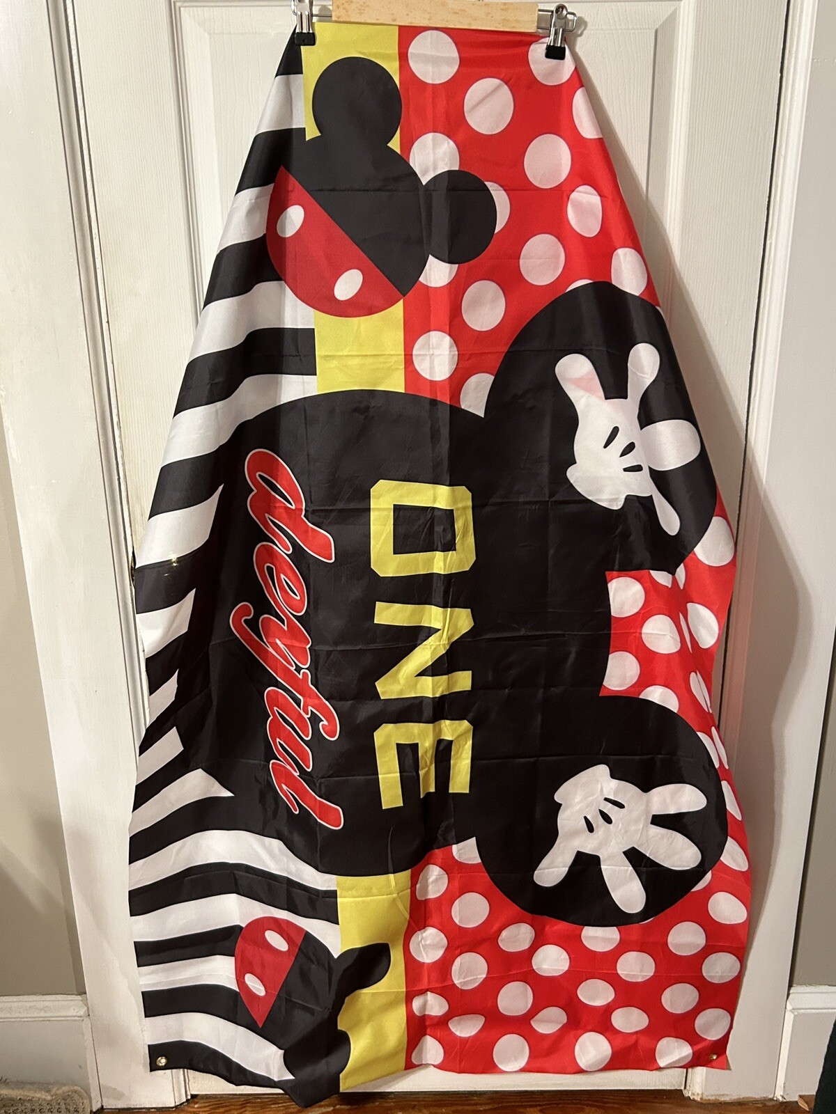 Disney “Onederful” Mickey Mouse Flag 3x5 Flag With Grommets | eBay
