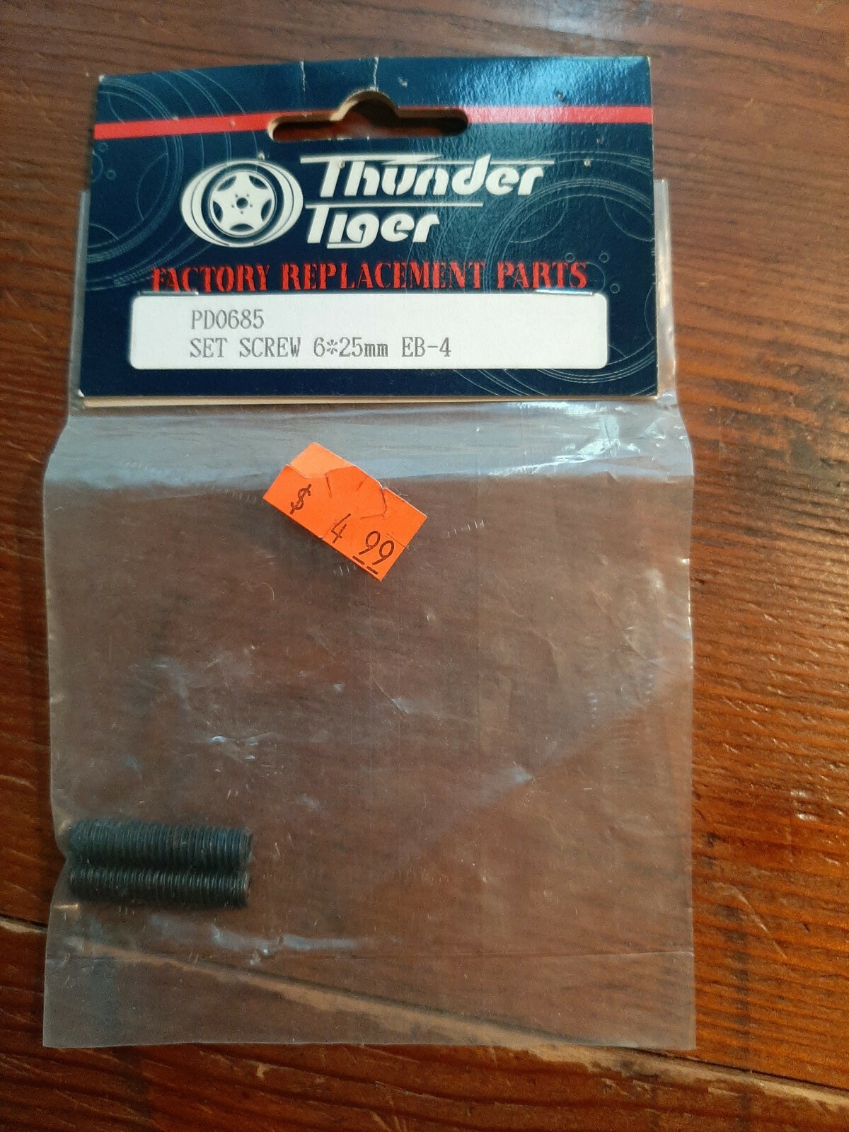 VINTAGE THUNDER TIGER 685 SET SCREW 6*25MM EB-4 EB4 PD0685 NIP | eBay