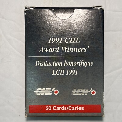 CHL Vintage Circa 1991 Award Winners Hockey 30 Card Set NIB FREE ...