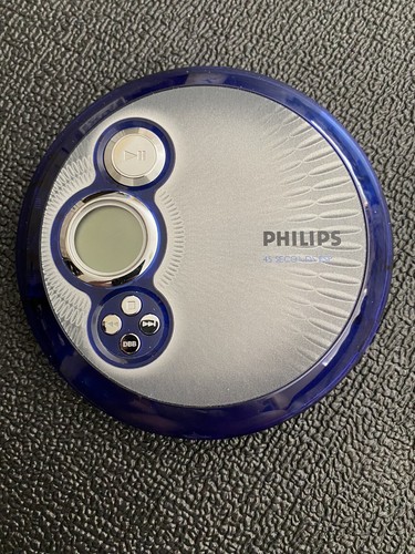 Philips AX2412/17 Portable CD Player ESP Discman Working Blue | eBay