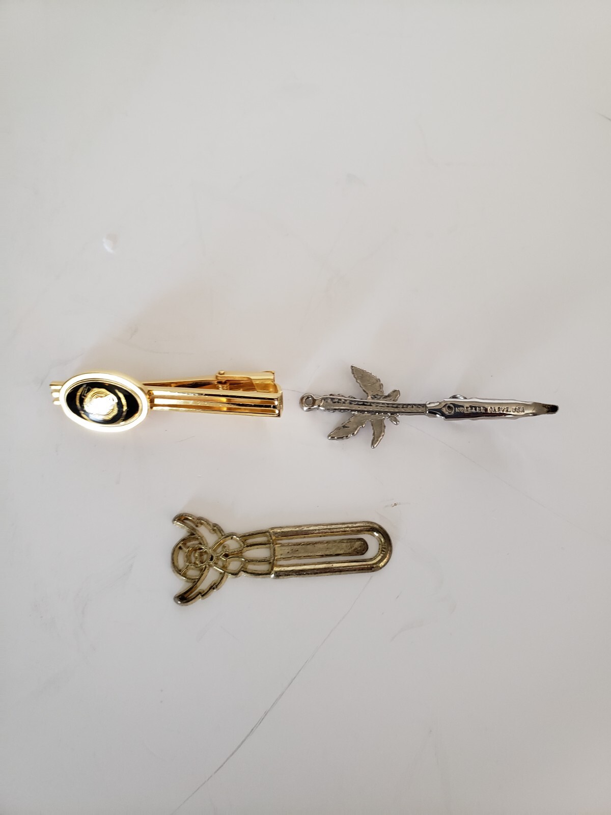 Tie Clips/Tacks-Lot of 8 Vintage Tie Clasps/Tie Pins | eBay