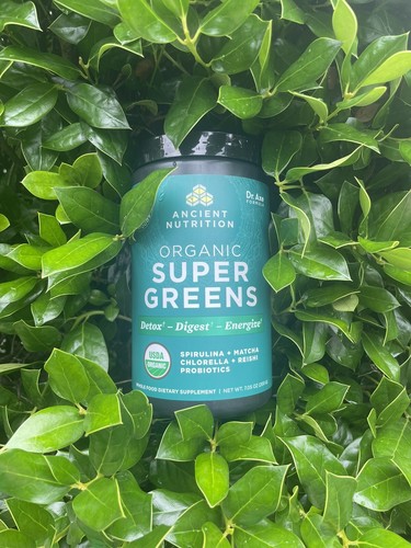 NEW Dr. Axe Super Greens Powder Organic Superfood Powder with ...