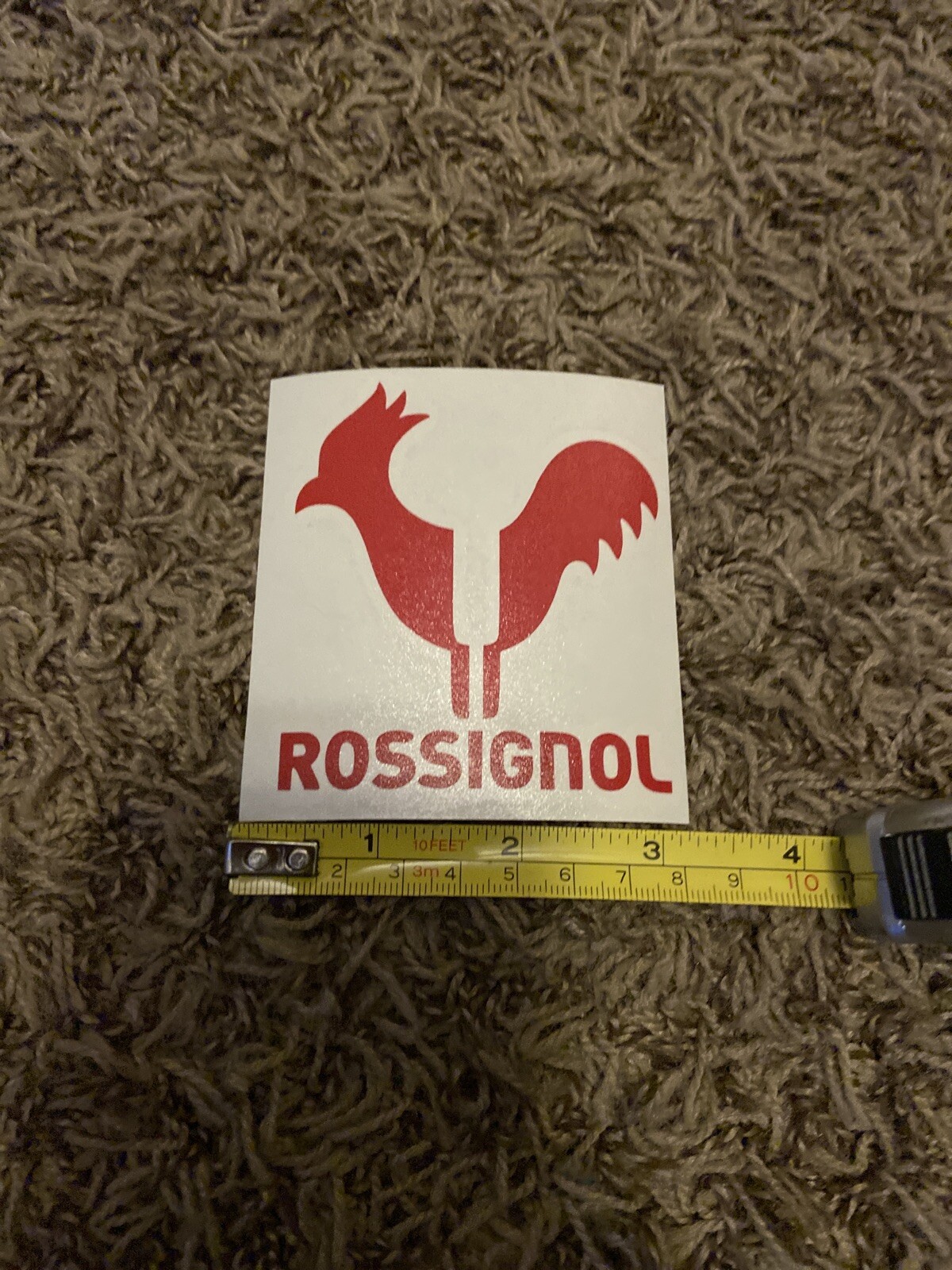 Rossignol Rooster Logo Red Sticker Decal Approx 3.5” Ski Skiing Outdoor ...