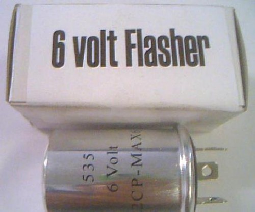 6 volt flasher Cadillac 1937 1938 1939 1940 1941 - 1952-Heavy Duty, 6v ...