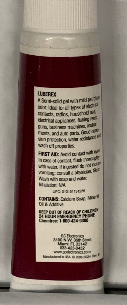 Luberex Calcium Stearate Grease Lubricant, 2 OZ Tube, many home & shop ...