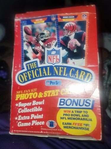 1989 Pro Set Series 1 Football Wax Box 36-Packs 92801101017| eBay
