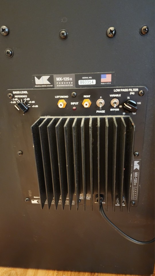 Miller & Kreisel M&K MX-125II Powered Subwoofer Used Excellent Mx125 | eBay