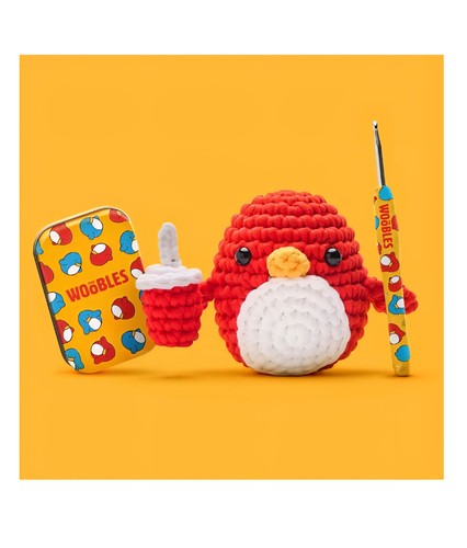 The Woobles Red Pierre the Penguin, Limited Edition Mcdonalds Exclusive ...