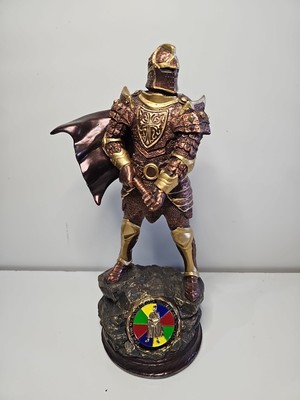 Bradford Exchange Mighty Through God Religious Knight Sculpture ...