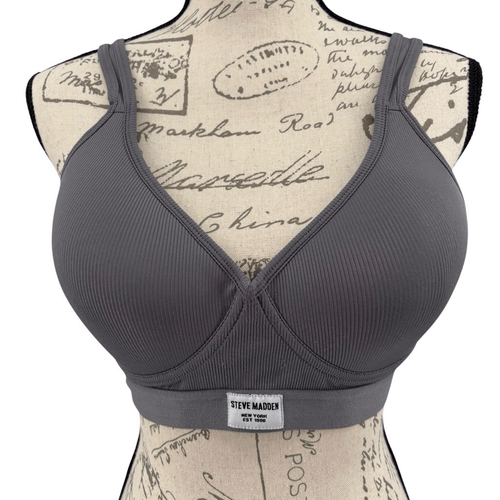 Steve Madden Sports Bras Set Of 2 Lavender /Gray Size 38C | eBay