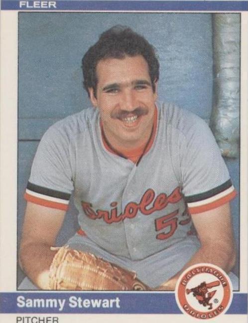 1984 Fleer - Sammy Stewart #22 for sale online | eBay