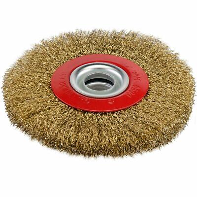 Silverline Brassed Steel Wire Wheel 125, 150 Or 200mm Use With Bench ...