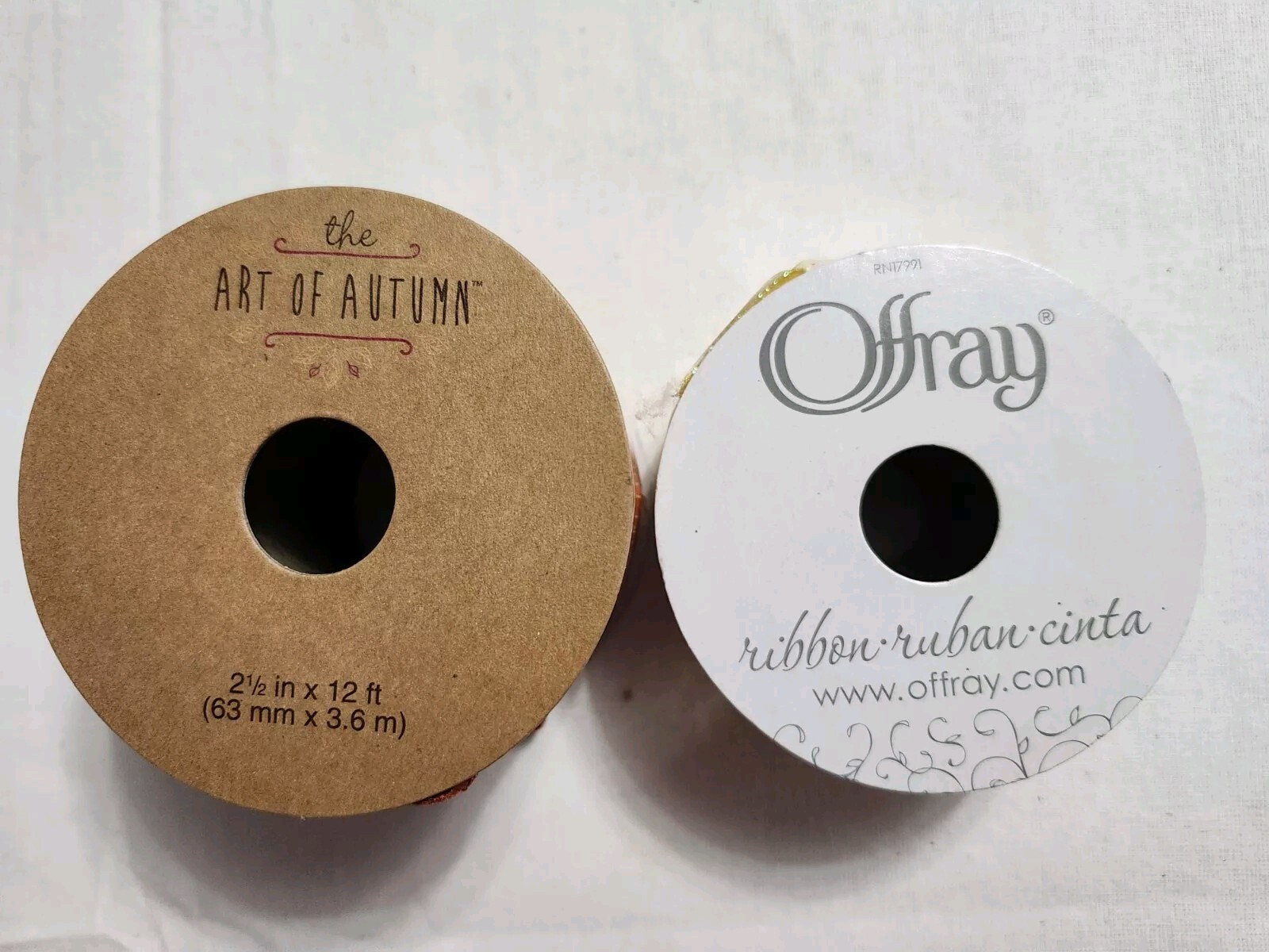 Lot 10 Spools Autumn Thanksgiving Ribbon Variety NEW 117 Feet $60 ...