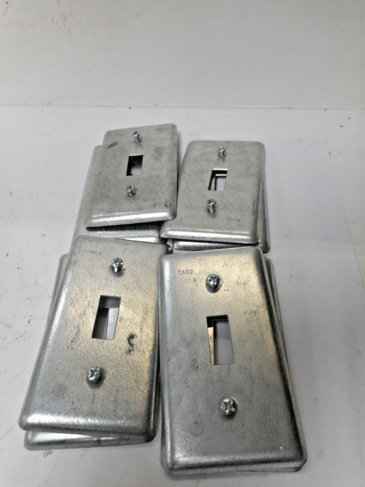 RACO, ELECTRIC BOX COVER, TOGGLE SWITCH, #865, 4-1/4" X 2-3/8" X 1/4 ...