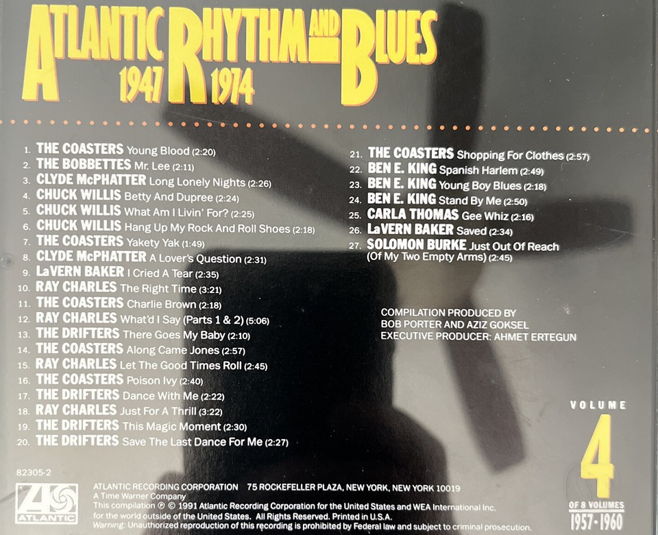 Atlantic Rhythm And Blues Cd Vol 4 | eBay