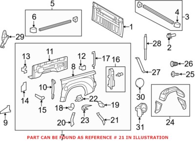 Genuine OEM Quarter Panel Splash Shield for Toyota 656020C040 | eBay