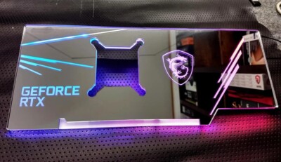Custom Pic ARGB Mirrored GPU Backplate Mirrored GPU Side Panel Gaming ...
