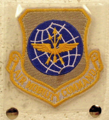 USAF US Air Force Air Mobility Command (AMC) Badge Patch Full Color ...