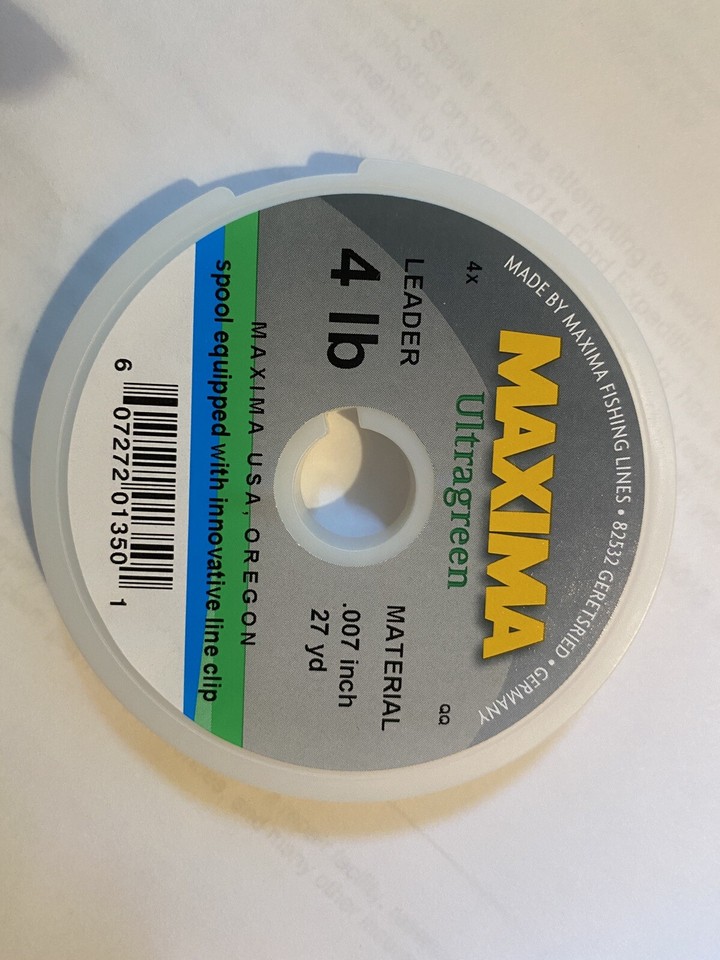Maxima Leader 27yd Spool Ultragreen 4lb | eBay