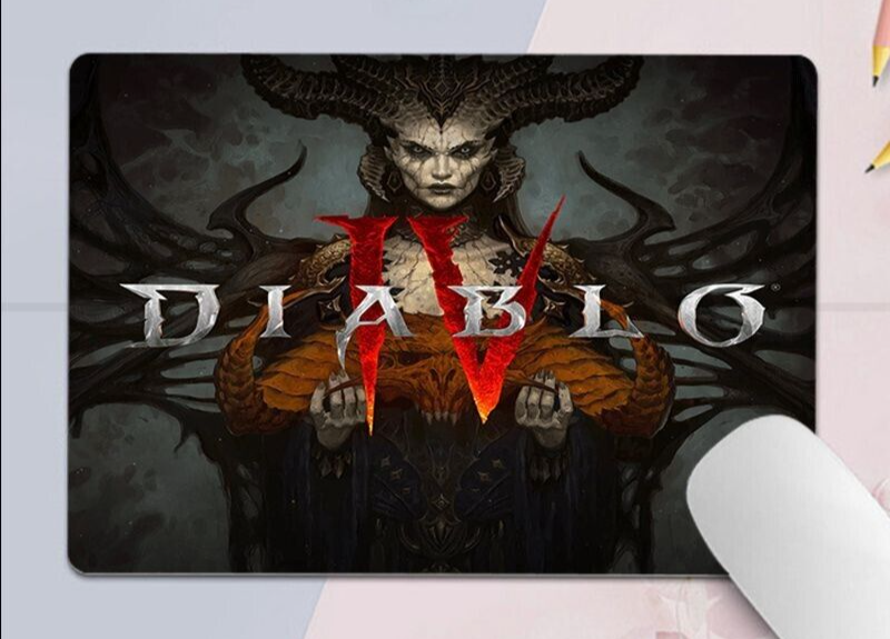 Diablo 4 Lilith Mousepad Non-Slip Computer Laptop Video Game Mouse Pad ...