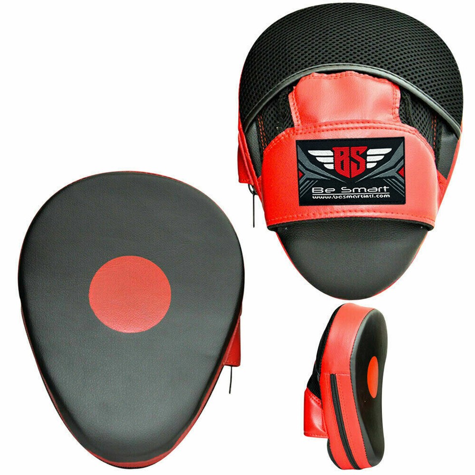 Boxing Mitts MMA Target Focus Pad Training Glove Karate Thai Kick Muay ...