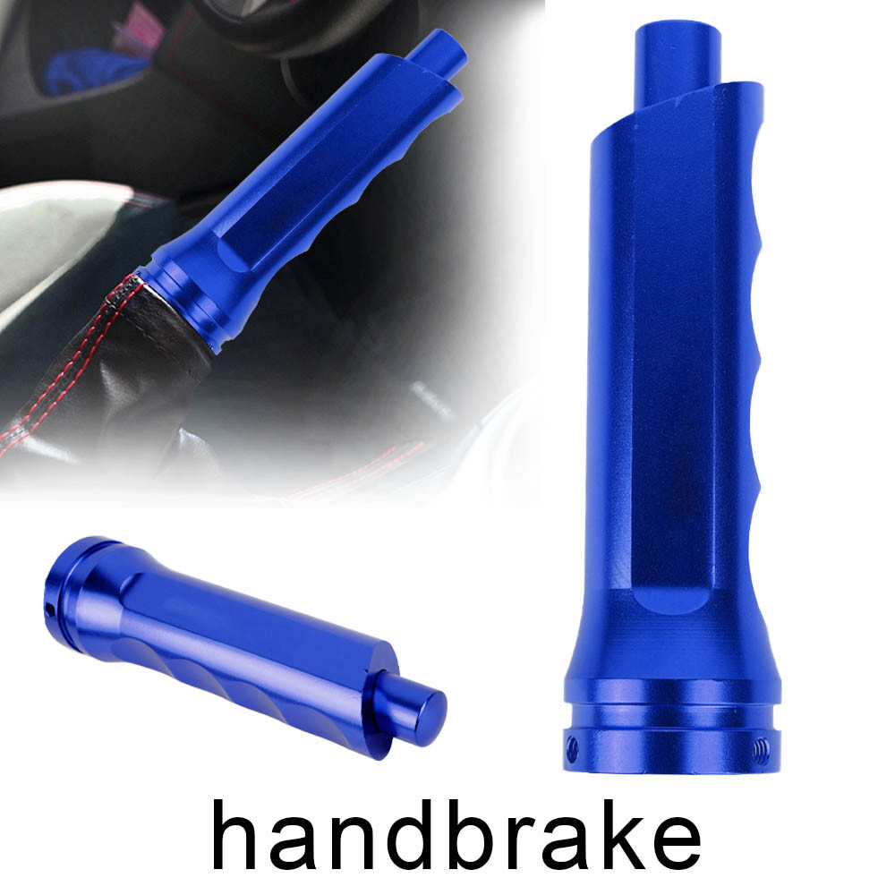 1Pcs Blue Aluminum Car Handle Hand Brake Handbrake Sleeve Universal ...