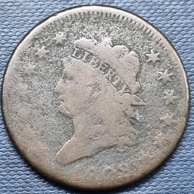 1808 Classic Head Large Cent 1c nicely Circulated #80079 | eBay