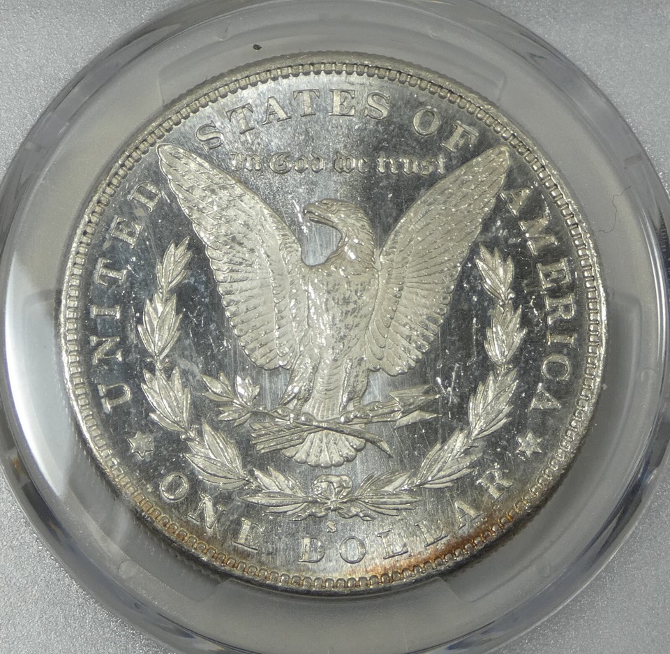 1885-S Morgan Dollar CERTIFIED PCGS MS 62 Silver Dollar Proof-Like ...